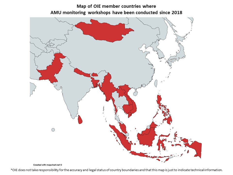 AMU Monitoring Workshop - WOAH - Asia
