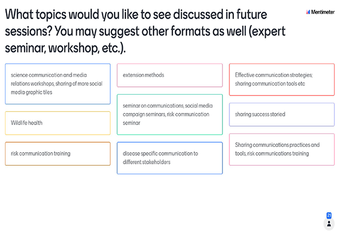 Regional Meeting: National Focal Points for Communications