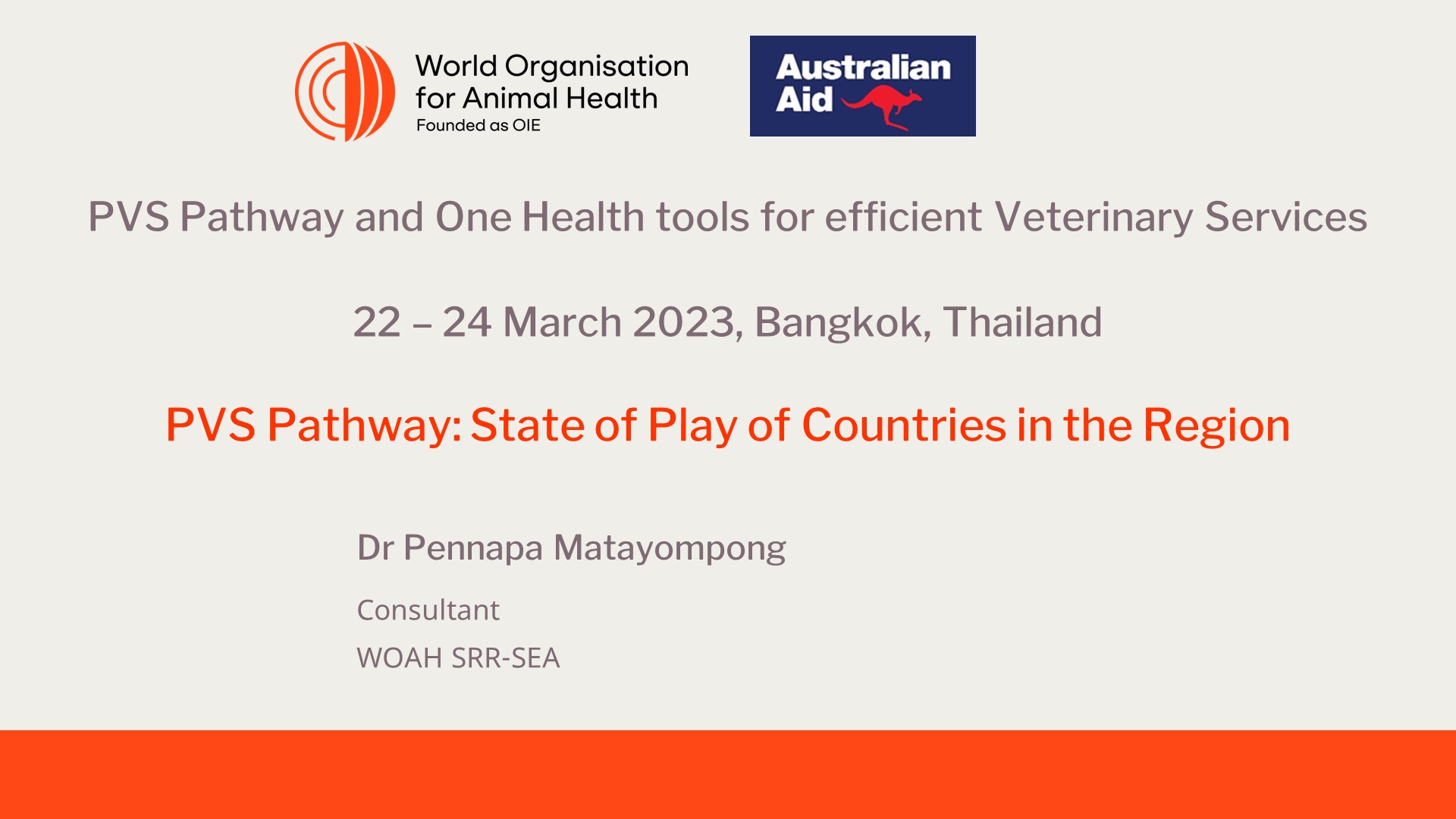 PVS Pathway and One Health tools for efficient Veterinary Services ...