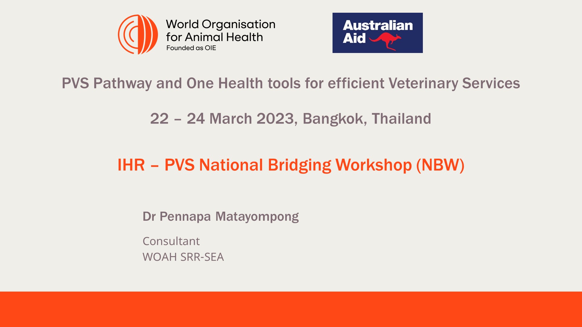 PVS Pathway and One Health tools for efficient Veterinary Services ...