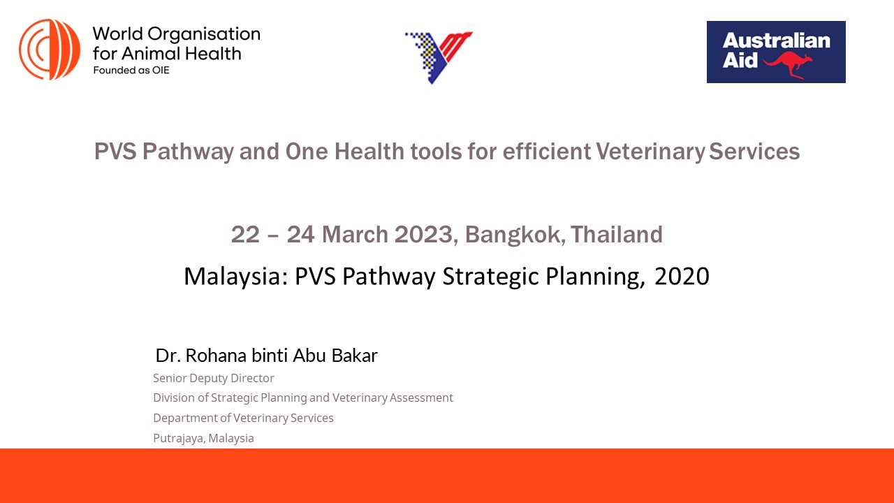PVS Pathway and One Health tools for efficient Veterinary Services ...
