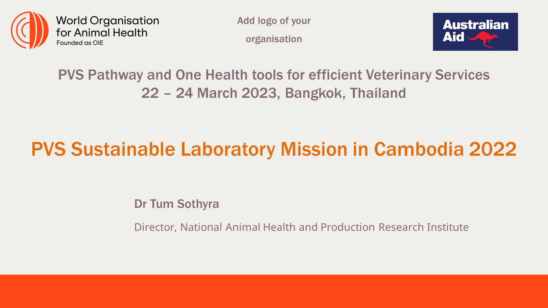 PVS Pathway and One Health tools for efficient Veterinary Services ...